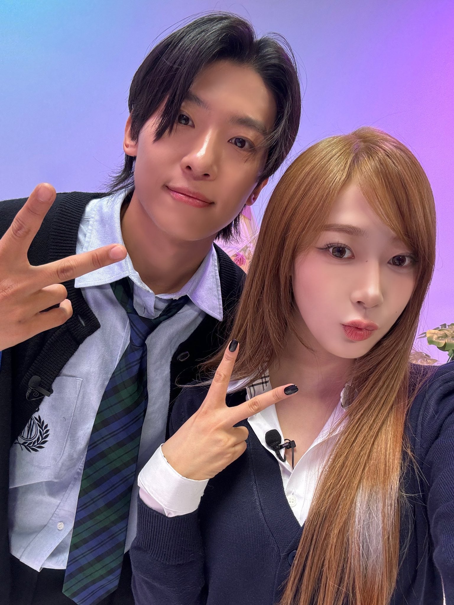 231130 aespa Twitter Update with Giselle and Dex - AESPA CLUB