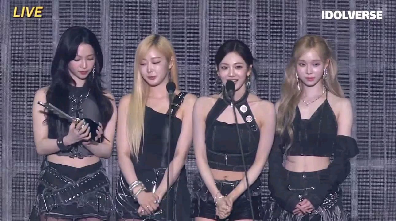 240908 aespa has won "Artist of the Year (Bonsang)" at the 2024 The Fact Music Awards (TMA ...