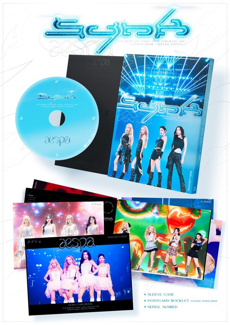 250318 aespa - 2024 LIVE TOUR – SYNK : PARALLEL LINE – in TOKYO DOME -Special Edition- (Blu-ray ...