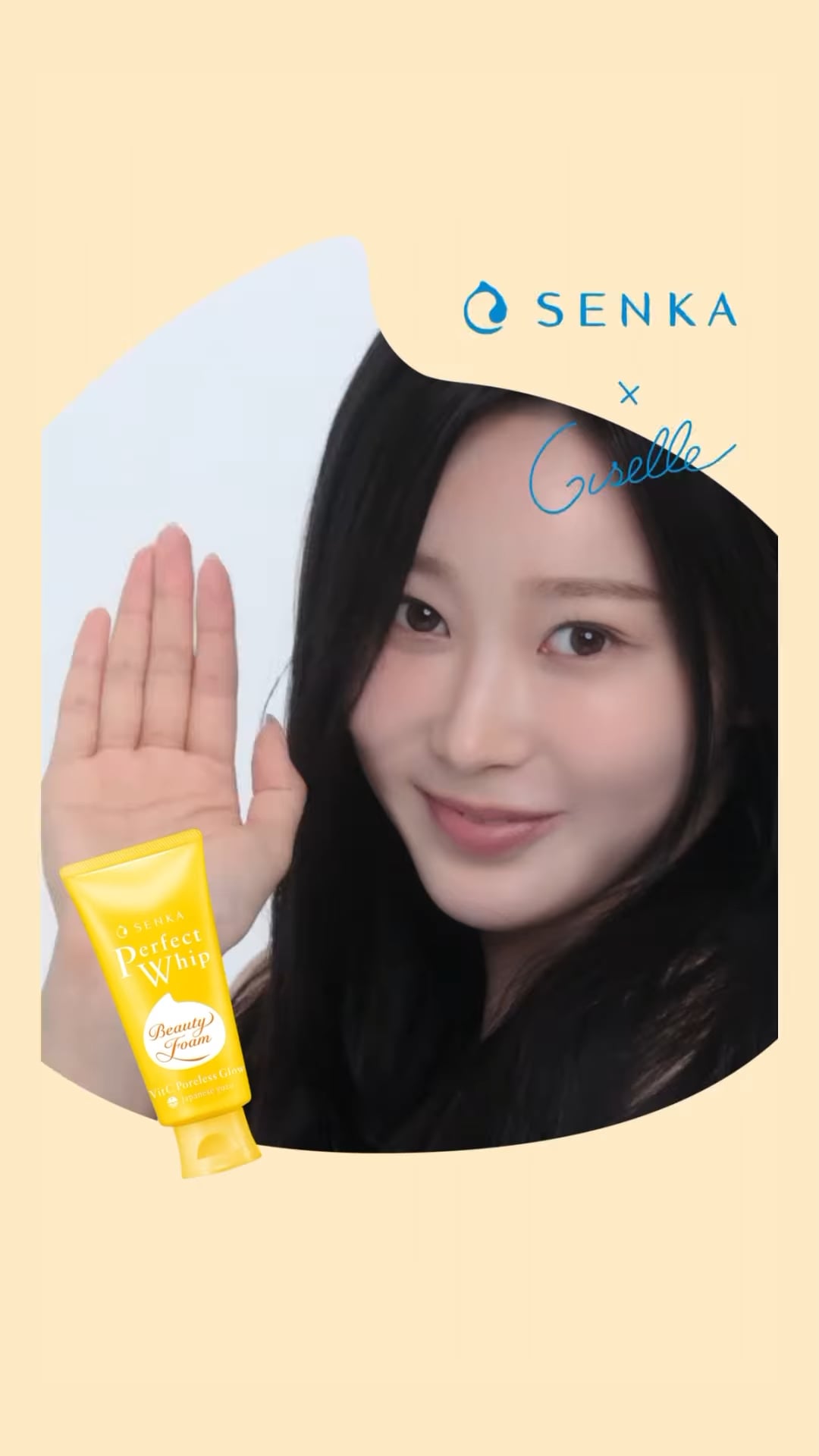 250403 Giselle for SENKA x Perfect Whip - AESPA CLUB