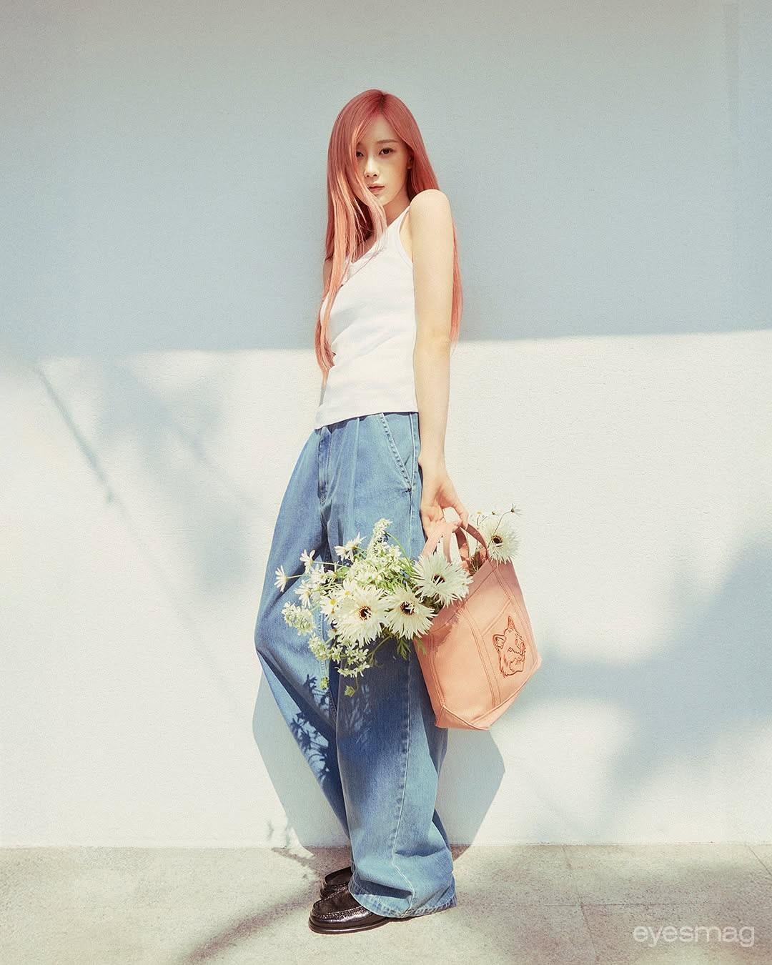 250415 Giselle for eyesmagazine x Maison Kitsuné’s SS25 Collection - AESPA CLUB